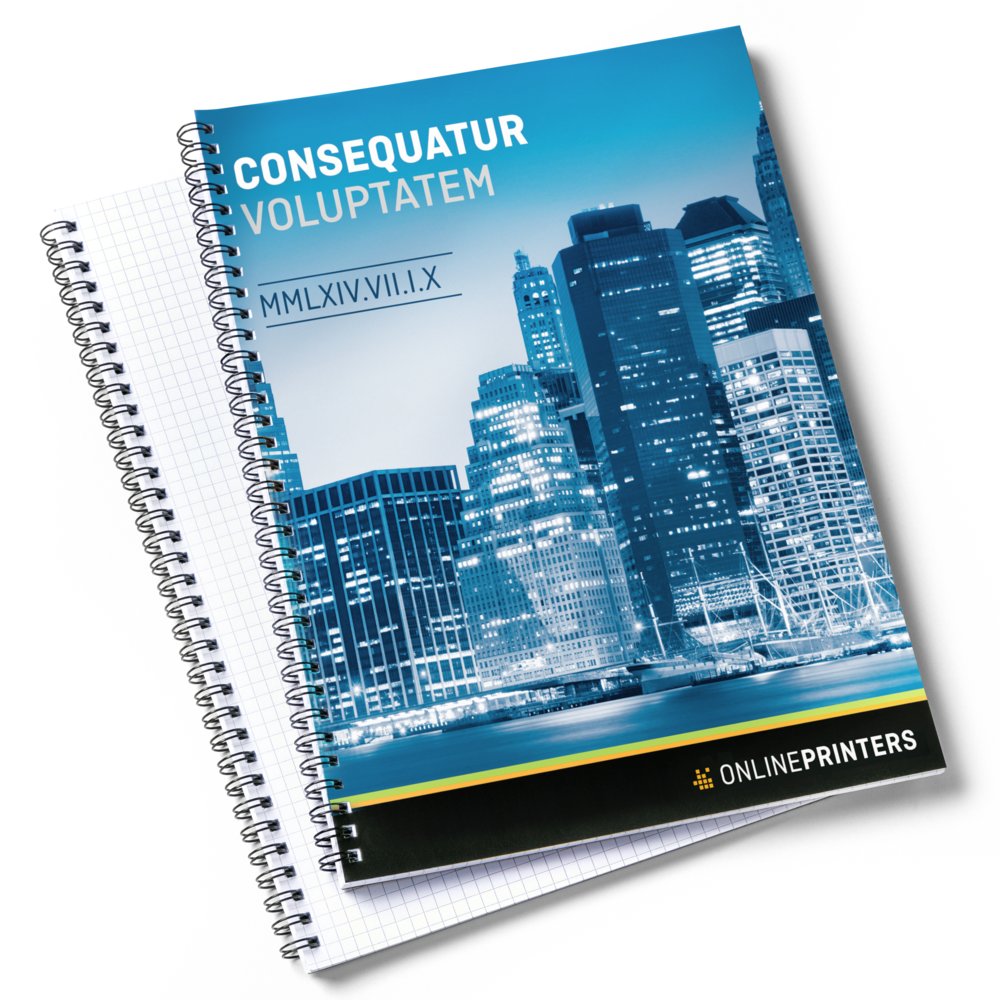 Spiralskriveblokke A4 Tryk - gratis levering