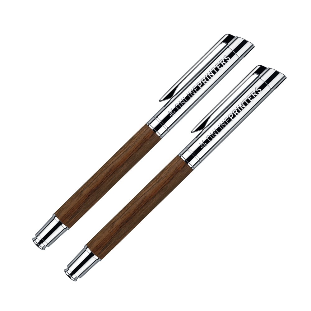 senator® Tizio Line Sæt med kuglepen og fyldepen i etui, 8 x 19 cm hos ...