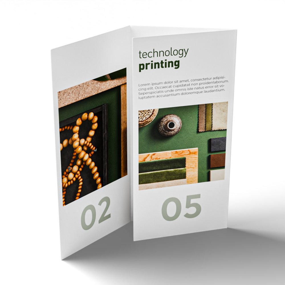 Standardfoldere Stående 1/3 A3 Tryk