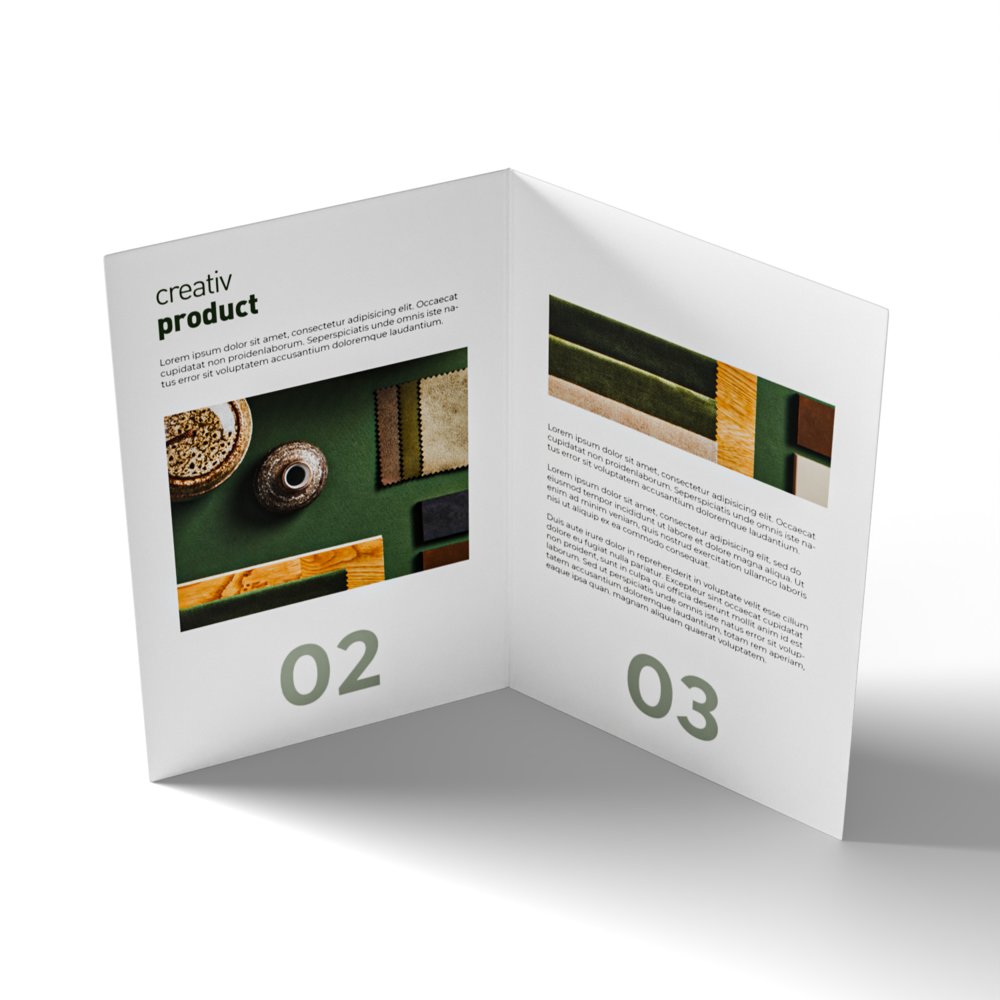 Standardfoldere Stående A5 Tryk - gratis levering