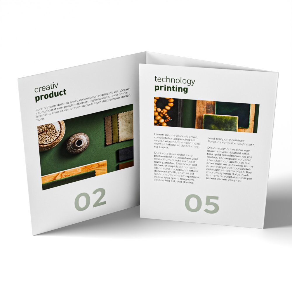 Standardfoldere Stående A5 Tryk - gratis levering